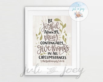 Be Joyful Always | Etsy