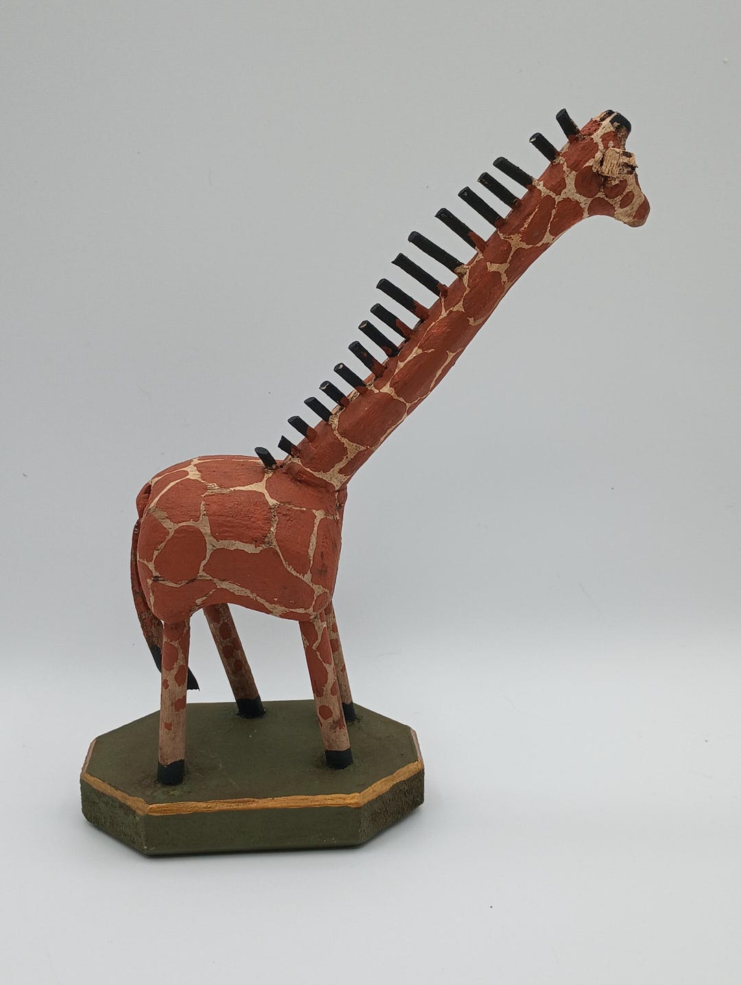 Giraffe With Stubby Body Woodcarving - Etsy