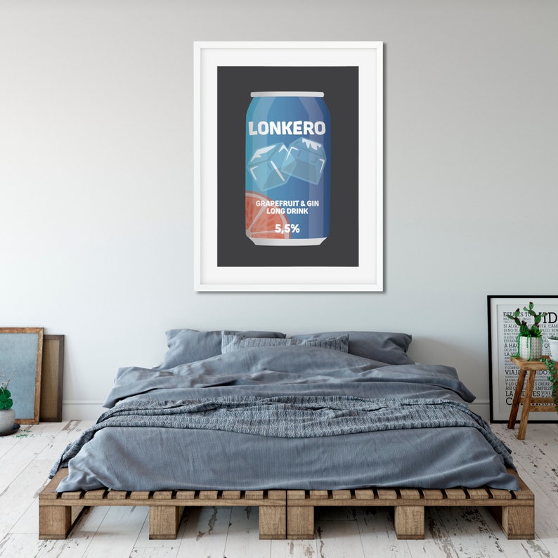 Finnish Lonkero Print, Finnish Long Drink Print, Finnish Long Drink ...