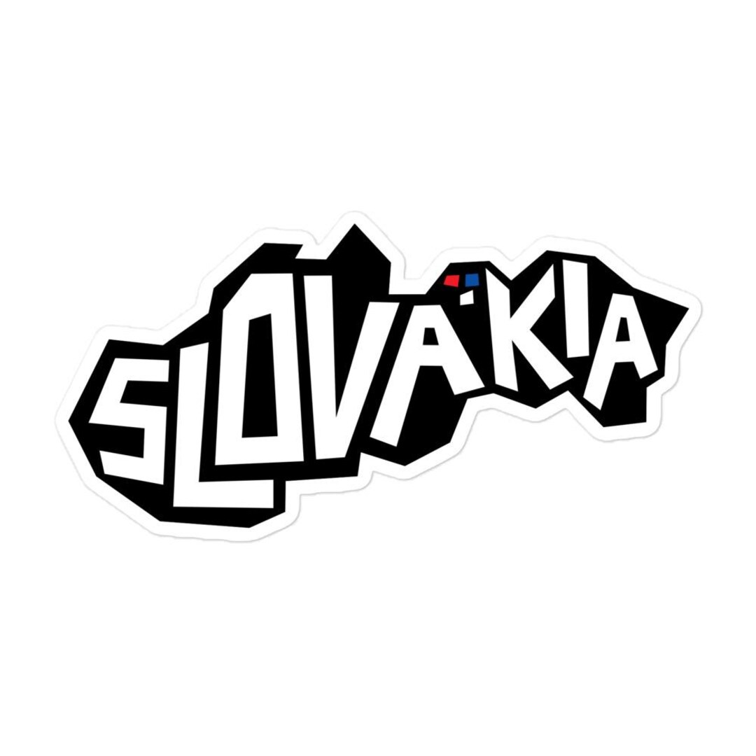 Retro Slovakia Map Sticker: Mid-century Modern Style - Etsy