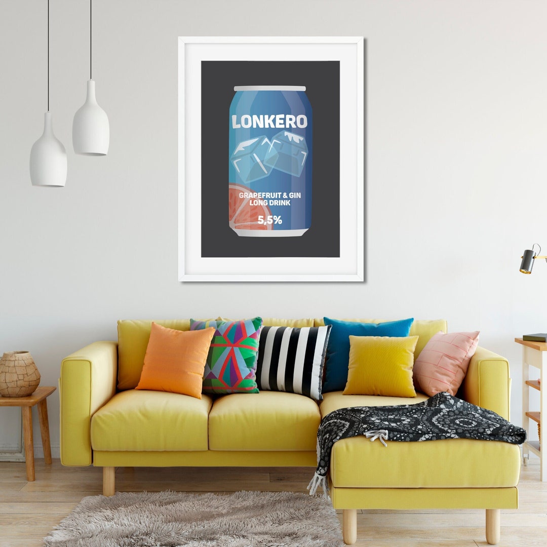 Finnish Lonkero Print, Finnish Long Drink Print, Finnish Long Drink ...