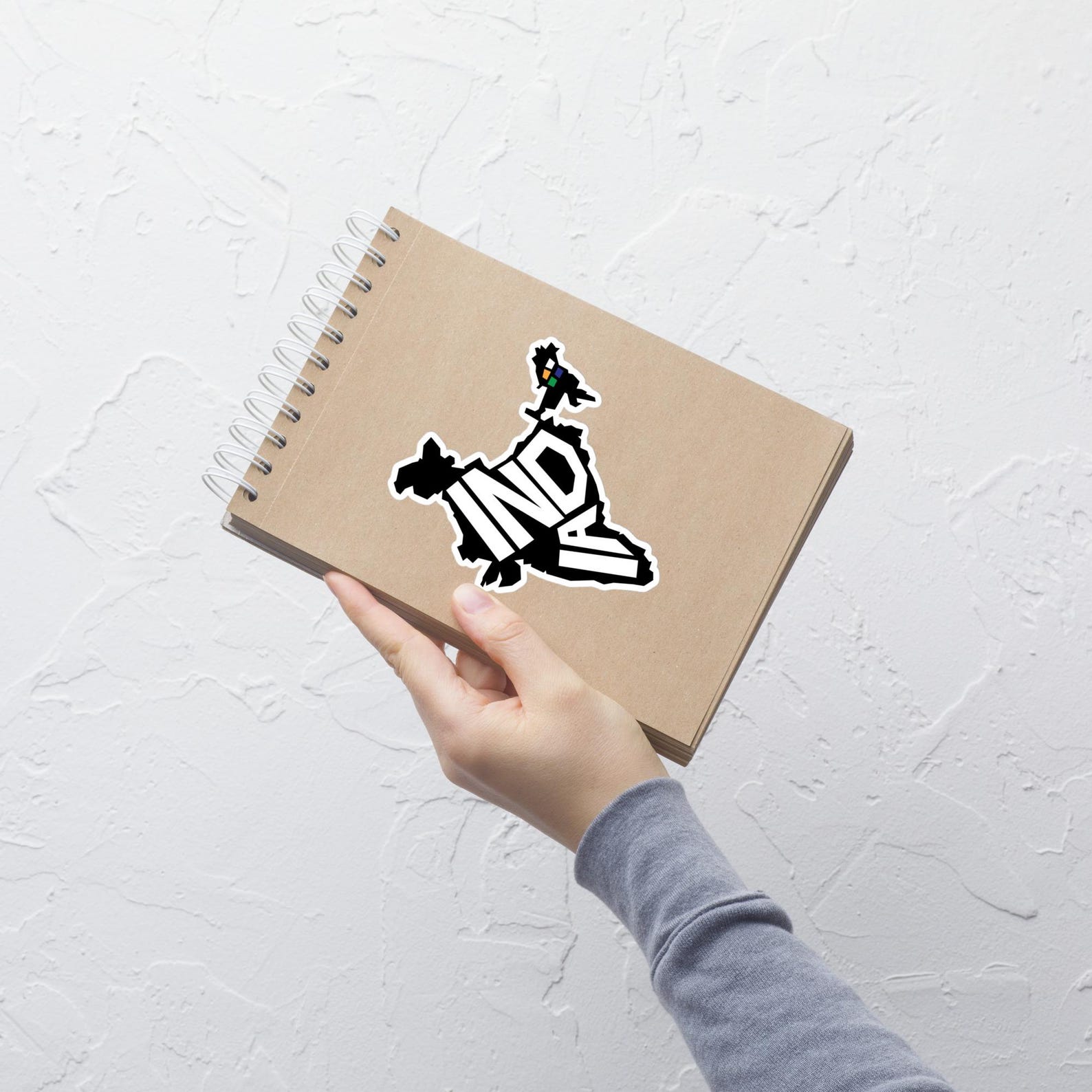 India Sticker, Retro India Map Sticker, Hard Edge India Map Sticker ...