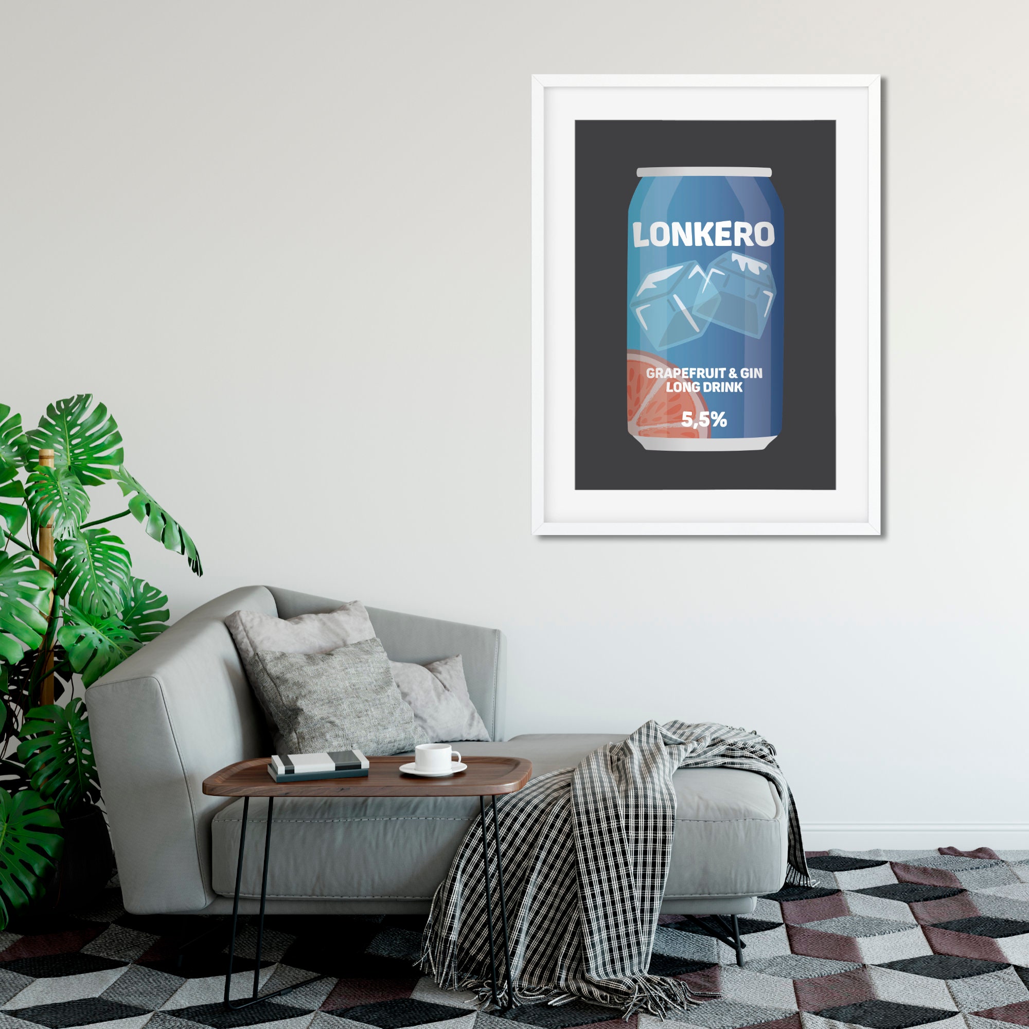 Finnish Lonkero Print, Finnish Long Drink Print, Finnish Long Drink ...