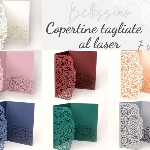 Laser Cut Invitation Covers DIY Lace Wedding Invitations Cover - Etsy