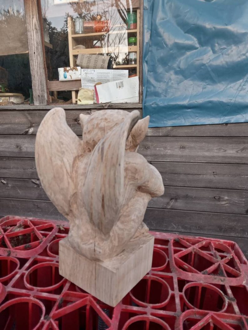 Oak Gargoyle Finial, Gothic Carving, Oak Grotesque,medieval Oak Carving ...