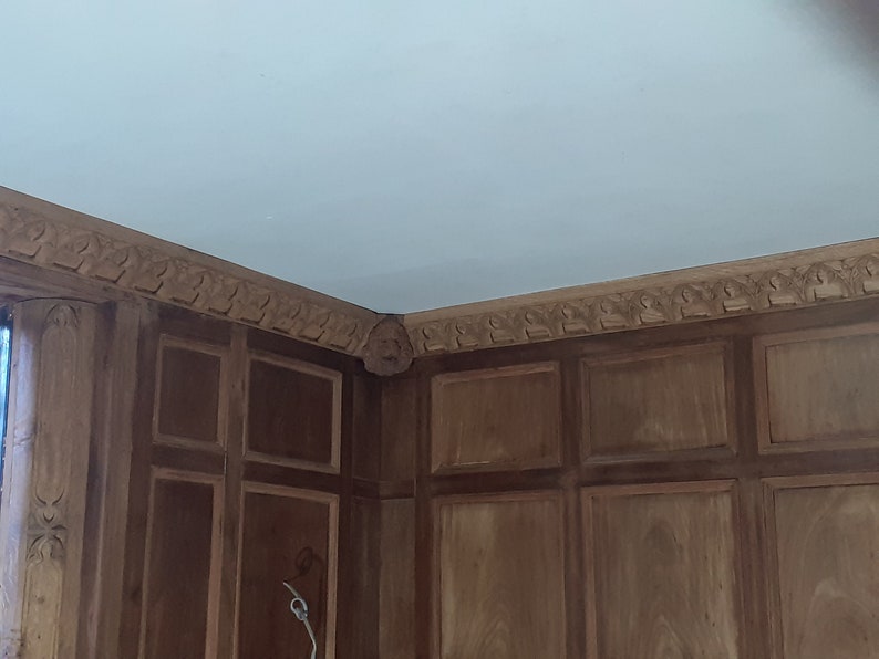 Traditionally Hand Carved Gothic Oak Tracery Bargeboard and Mouldings ...