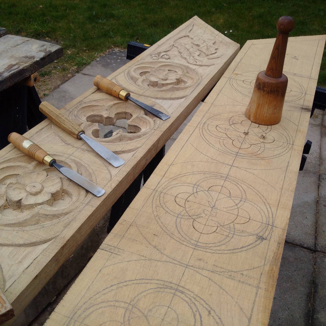 Gothic Oak Tracery Panels Gothic Oak Tracery Bargeboard - Etsy