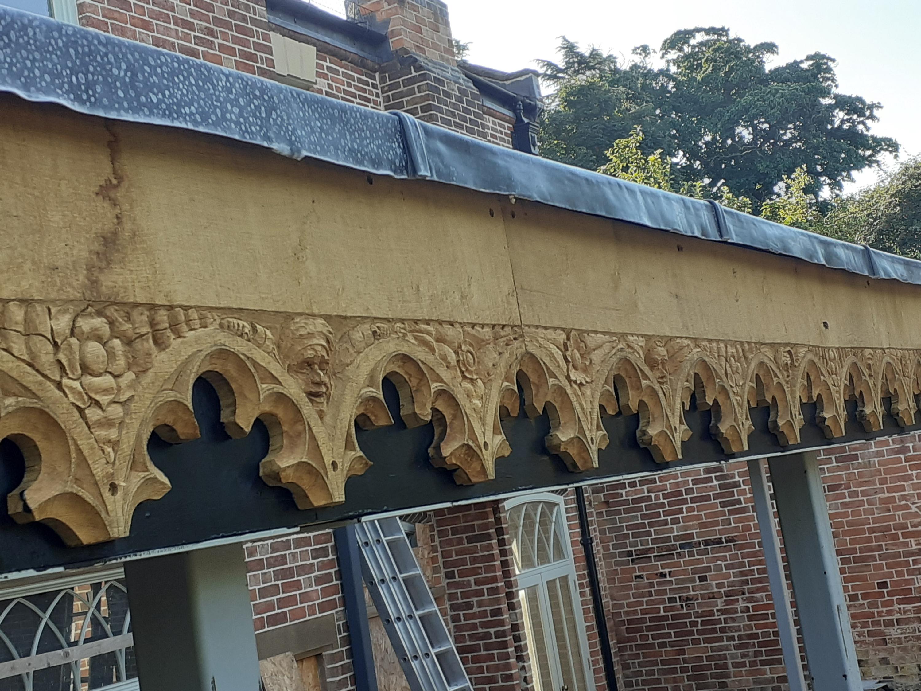 Gothic Oak Tracery,victorian Oak Tracery,medieval Style Oak Tracery ...