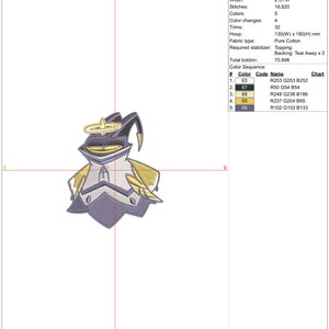 Squished Adam Meme | Hazbin Hotel | Machine Embroidery Design File |4x4 ...