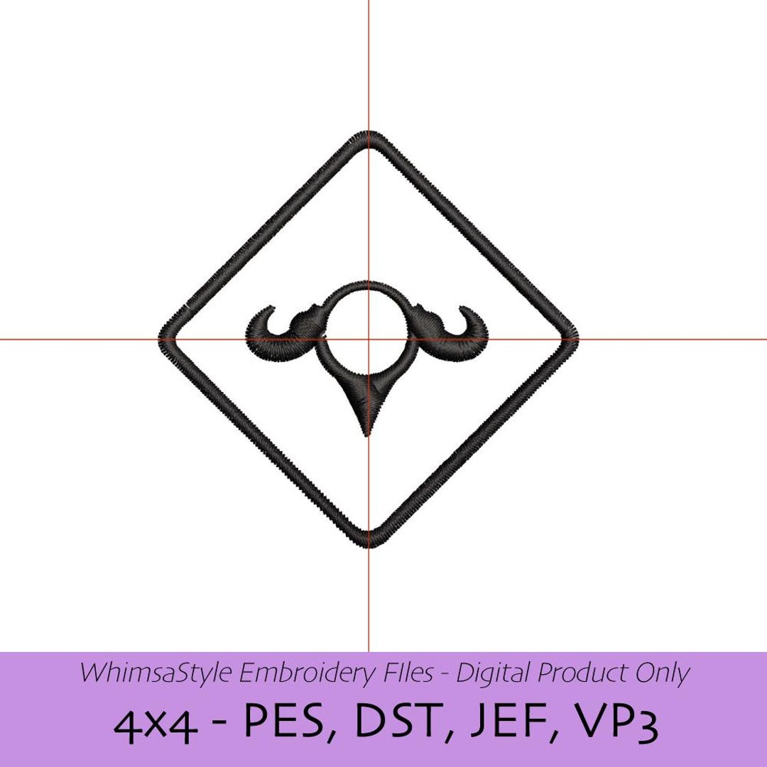 Shadowheart Symbol | Baldur's Gate | BG3 | Machine Embroidery Design ...