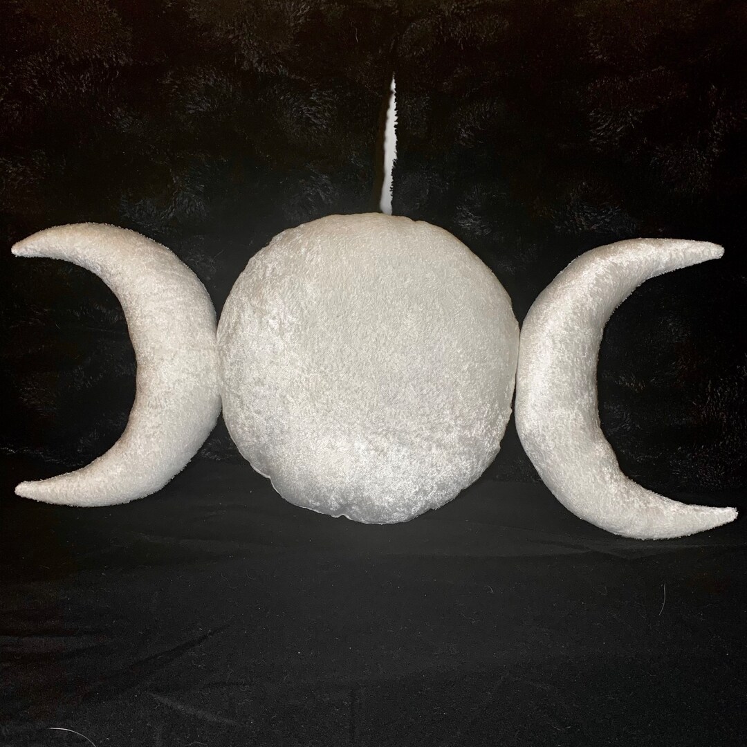 Regular Triple Moon Crushed Velvet Decorative Pillows - Etsy