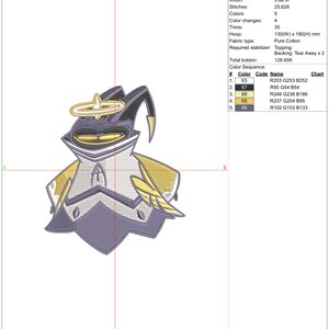 Squished Adam Meme | Hazbin Hotel | Machine Embroidery Design File |4x4 ...