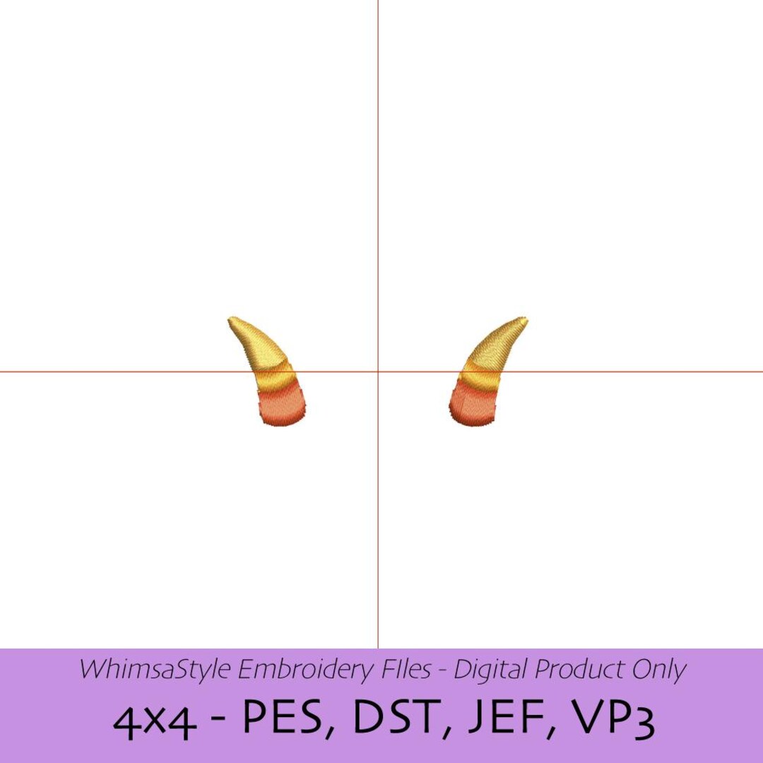 Troll Horns | Feferi | Homestuck | Machine Embroidery Design File | 4x4 ...