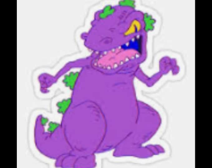 Purple Reptar Customthe Rugrats Kigurumi, Onesie Dinosaur, Child or ...
