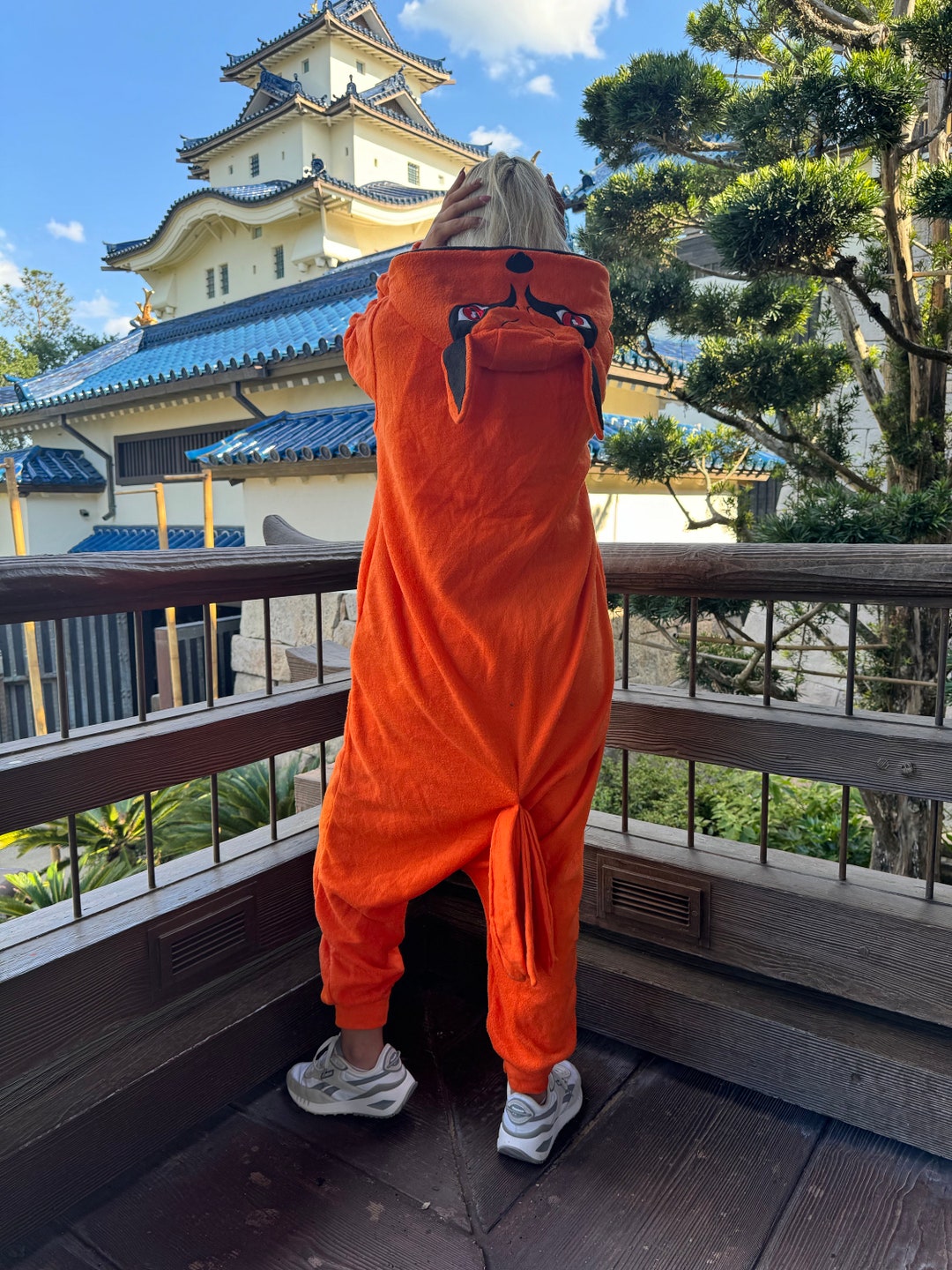 Fox 9 Tails Pajamas/fox Orange Cosplay/custom Gift Anime Fox /chirtmas ...
