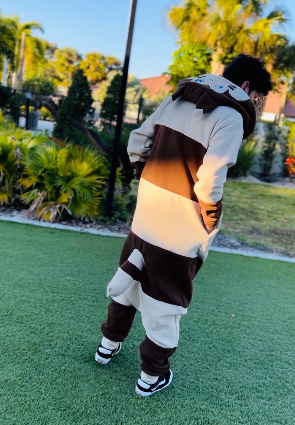 Furret Kigurumi Pajamas, Ultra-soft Fleece for Loungewear, Cosplay and ...