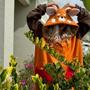 Red Panda Kigurumi Pajamas – Animal Panda Ultra-soft Fleece for ...