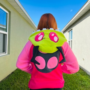 Jacket Invader Zim Handmade Hooded Jacket Unisex Perfect Gift for ...