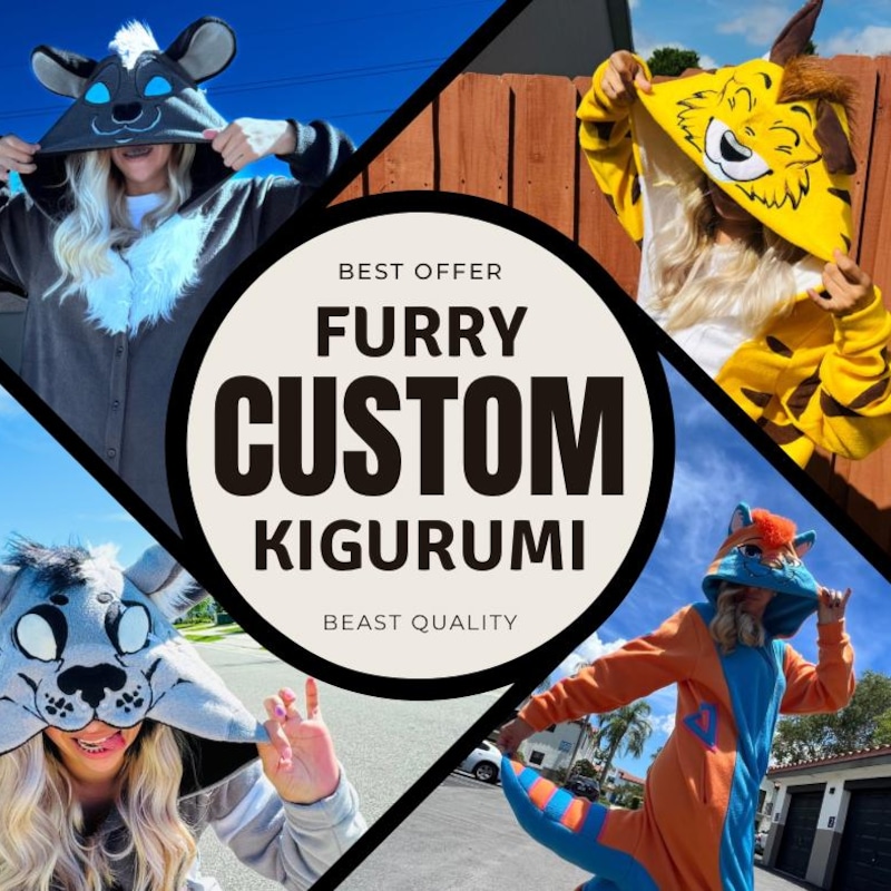 Black Furry Video Game - Etsy UK