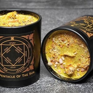 FAME & FORTUNE King Solomon 3rd Pentacle of the Sun Ritual Candle Kit ...