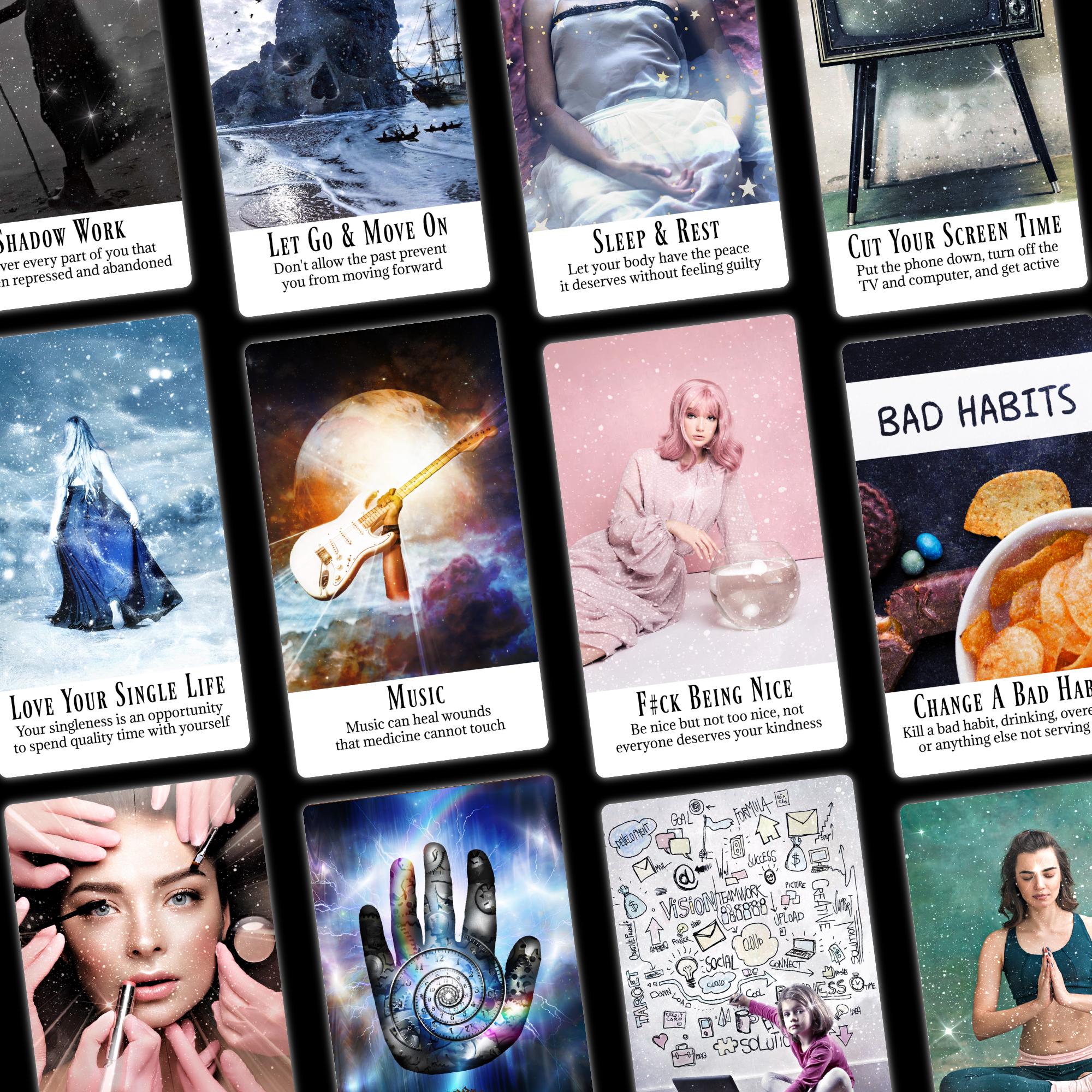 PRACTICAL Self-care Oracle Deck (78 Cards) - Etsy