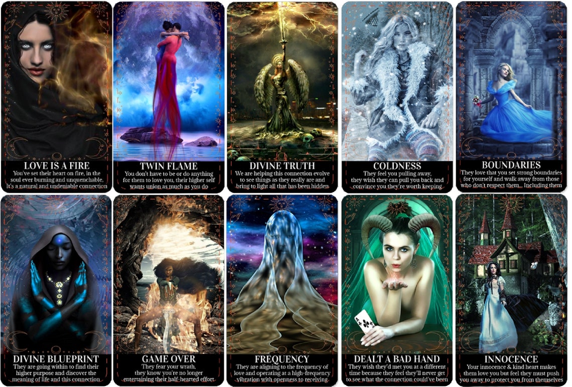 MESSENGERS of the Heart Oracle Deck 100 Cards | Etsy Australia