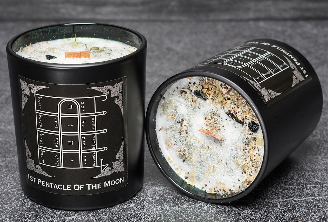 BREAKTHROUGH King Solomon 1st Pentacle of the Moon Ritual Candle Kit - Etsy
