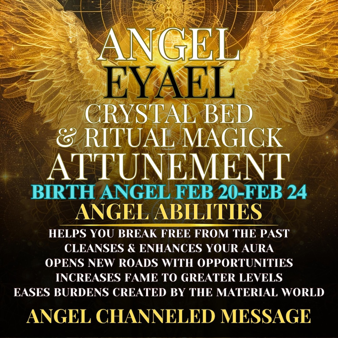 Angel EYAEL Attunement Distance Healing Ritual- Road Opener, Cleanse ...
