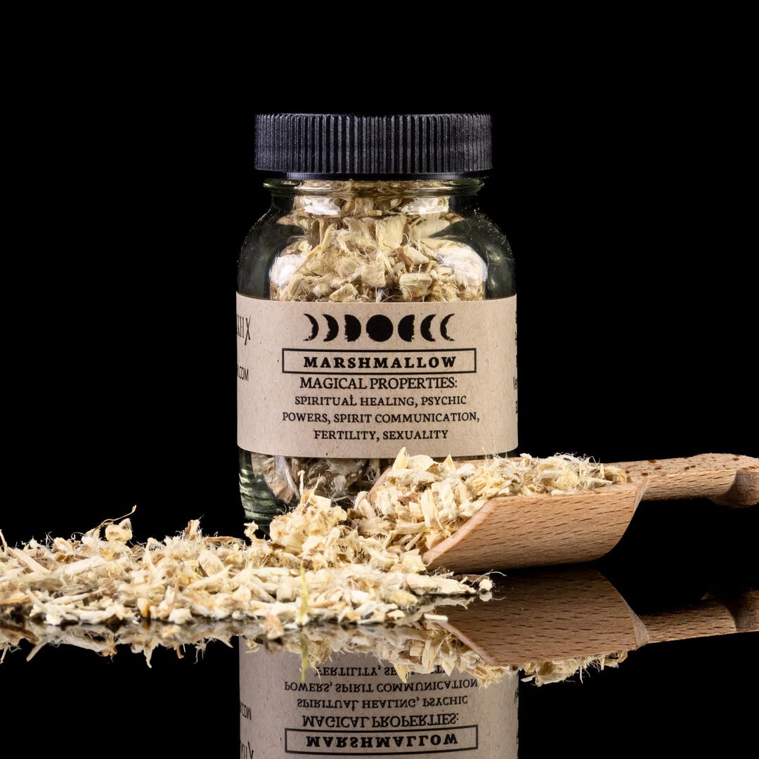 MARSHMALLOW ROOT - Witchcraft Curio Herbs for Spellwork, Apothecary ...