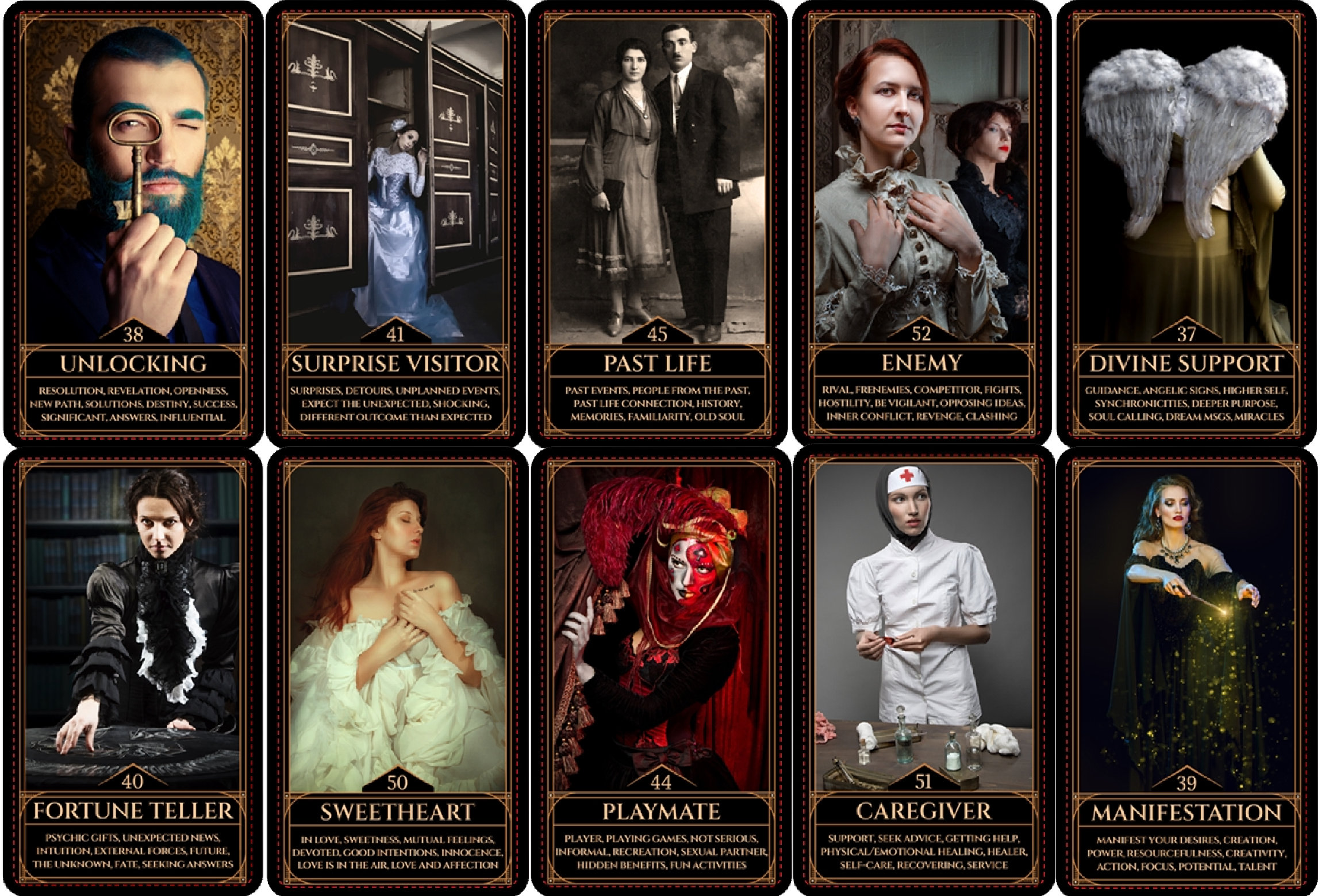 Moody Art KIPPER Deck *extended Version (55 Cards) Tarot Size - Etsy