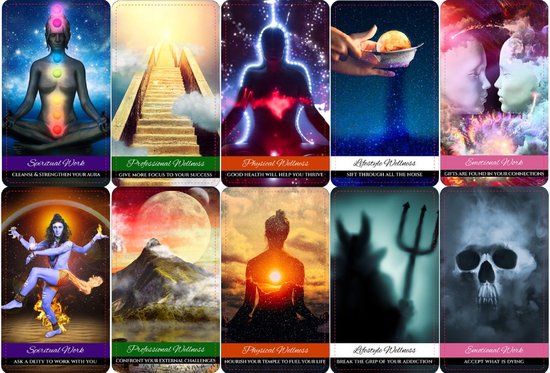 Your Life Oracle Deck (78 Cards) Self Care, Self Love Cards - Etsy