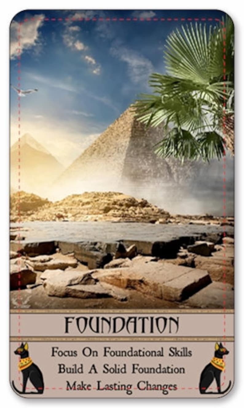 EGYPTIAN Visions Oracle Deck 78 Cards - Etsy