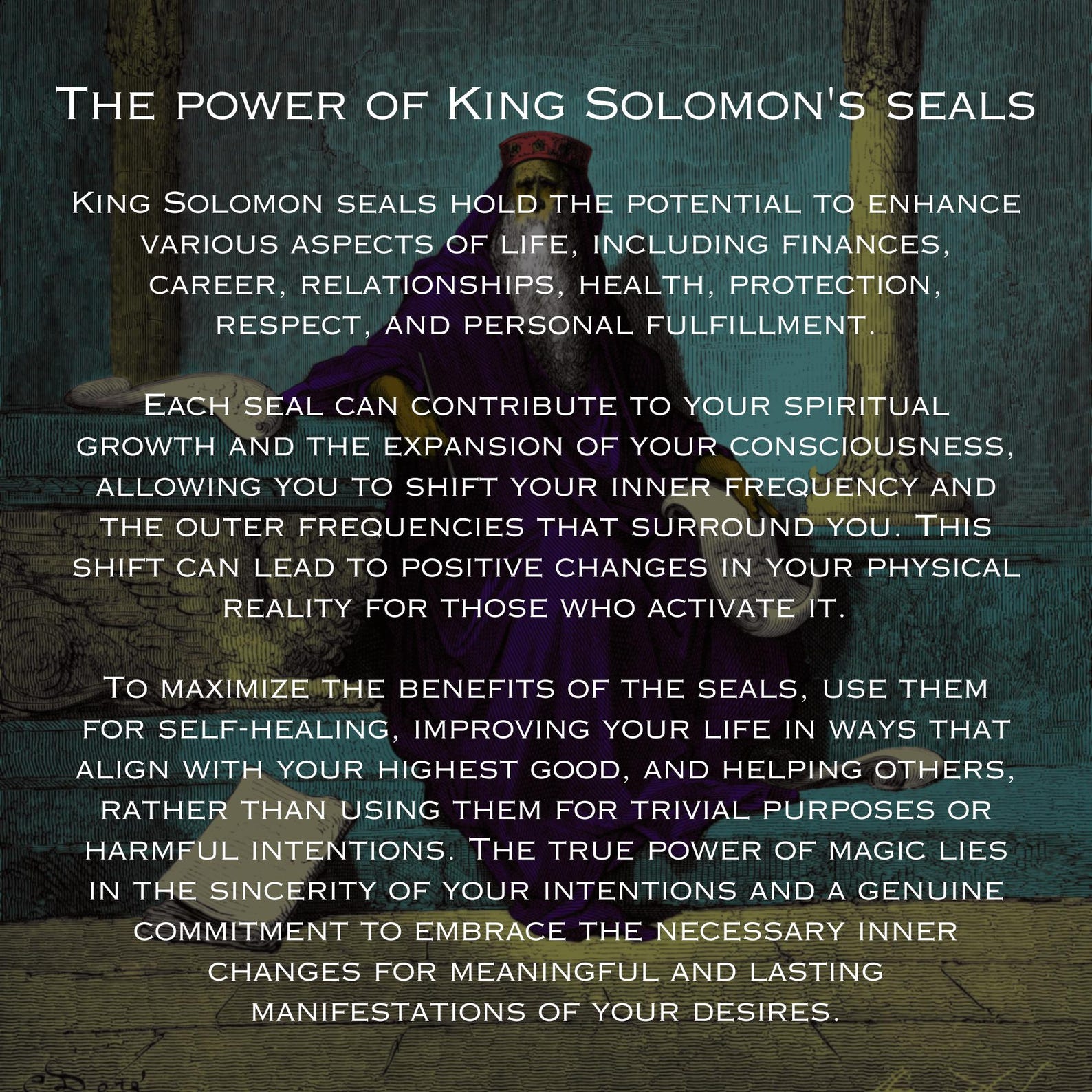 FAME & FORTUNE King Solomon 3rd Pentacle of the Sun Ritual Candle Kit ...