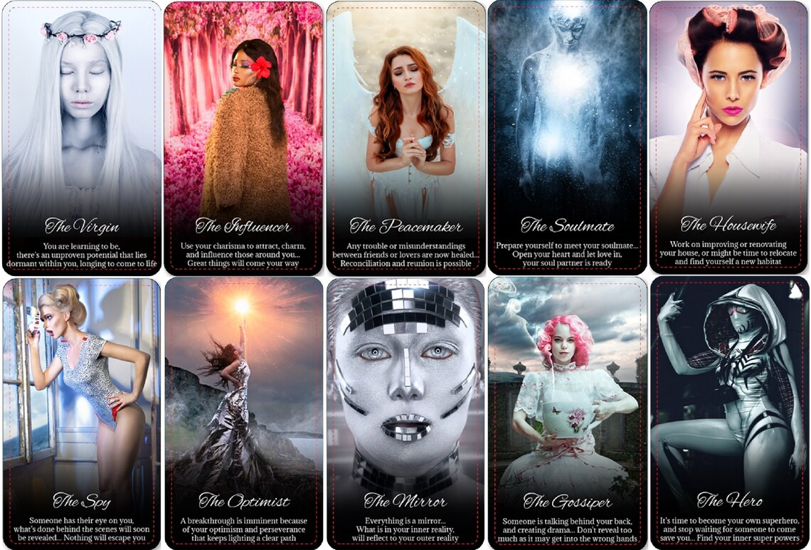 ARCHETYPES Guide Oracle Deck 100 Cards - Etsy