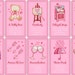 SWEET Romance 100 Cards Pink Oracle Deck , Pink Tarot - Etsy