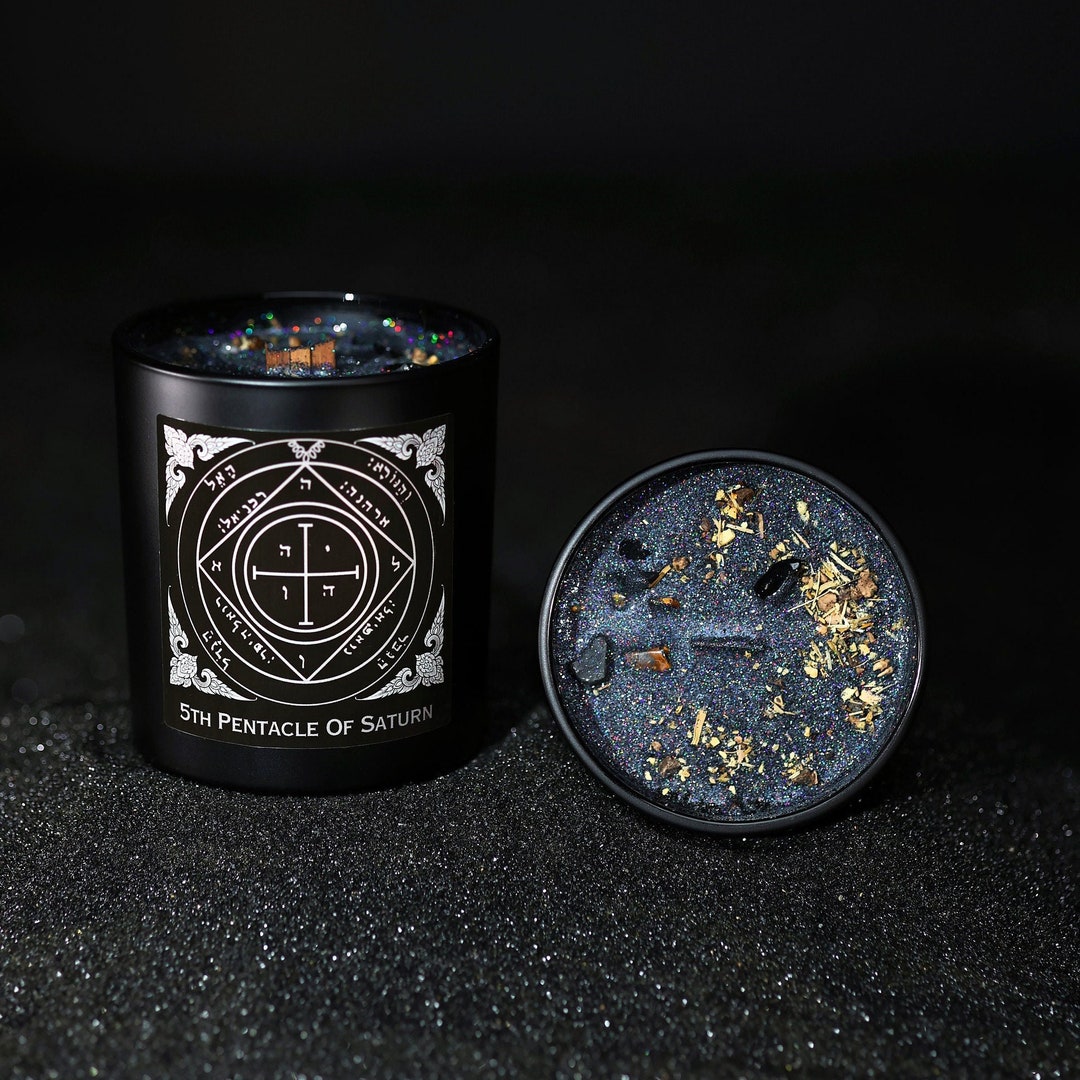 HOME PROTECTION King Solomon 5th Pentacle of Saturn Ritual Candle Kit ...