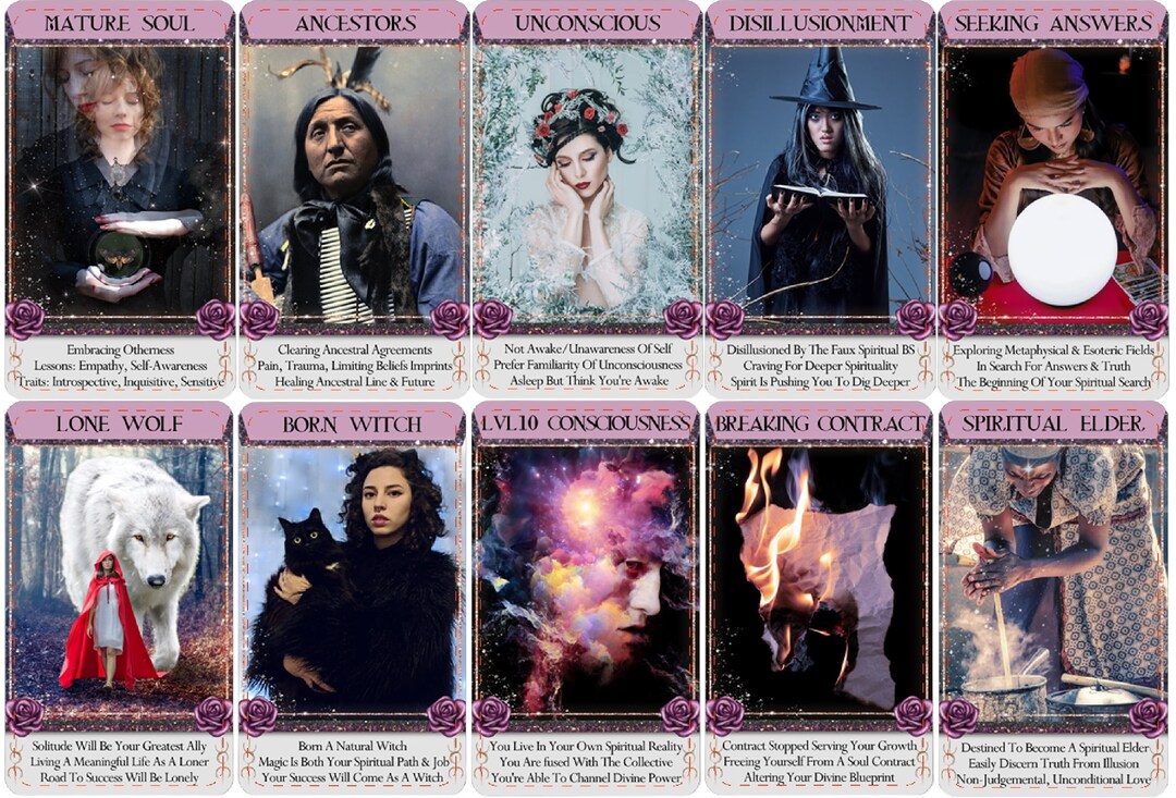 EVOLUTION of the Soul Oracle Deck (100 Cards) - Etsy