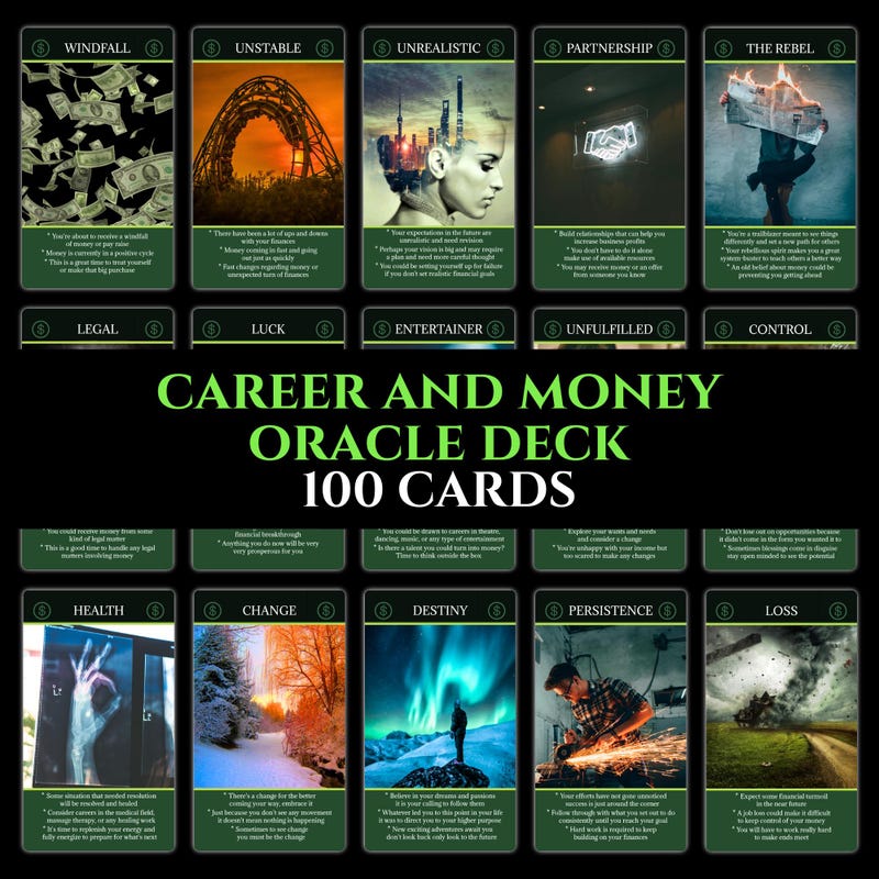 Money Deck Card - Etsy