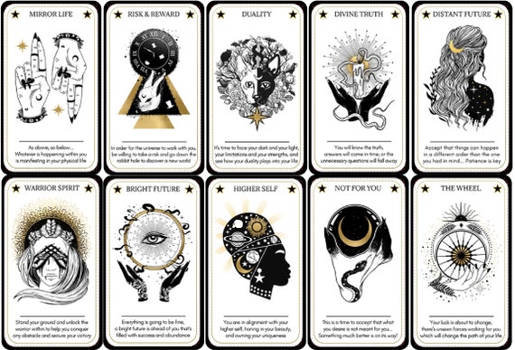 MESSAGES for the Soul 78 Cards - Etsy