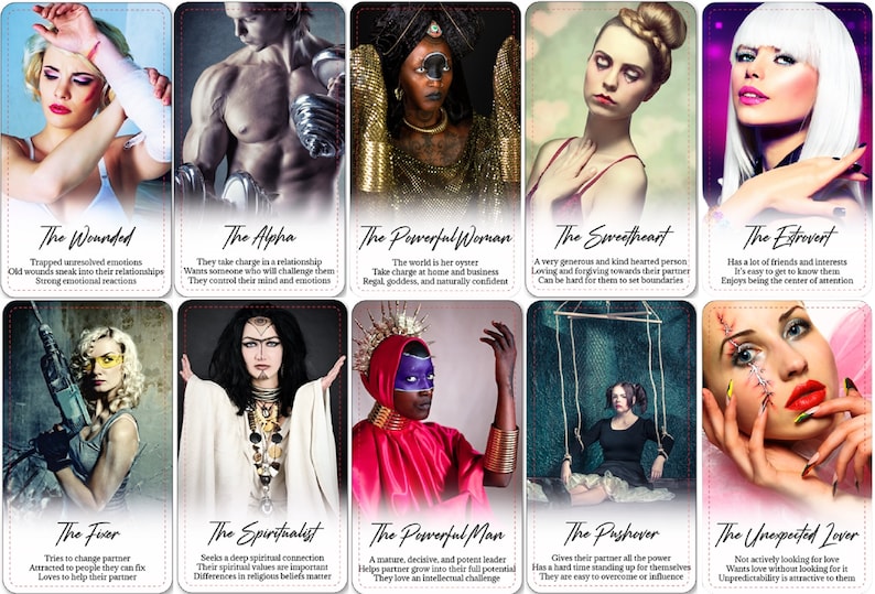 Retiring Soon! ARCHETYPES & TRAITS of Love (100 Cards) - Etsy Canada