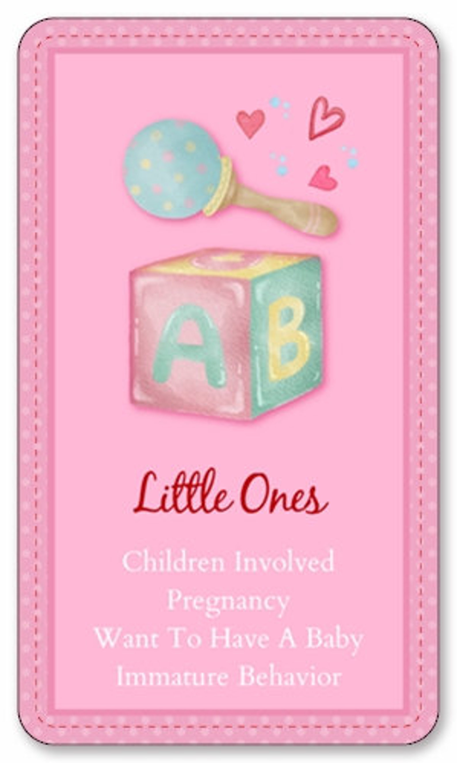 SWEET Romance (100 Cards) Pink Oracle Deck , Pink Tarot - Etsy