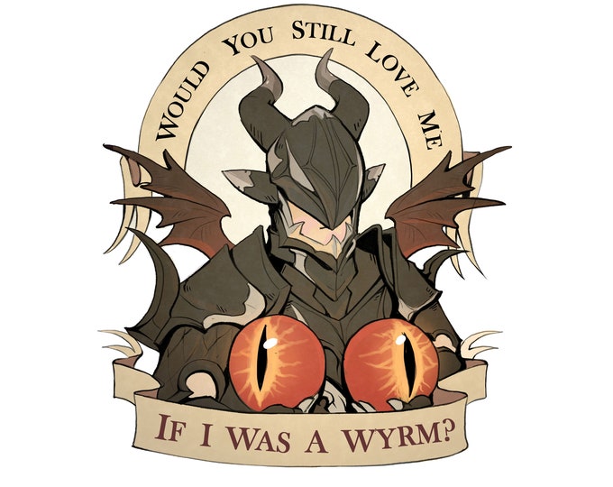 Estinien Wyrm Sticker - Etsy