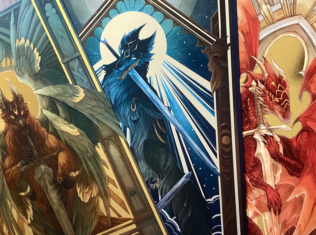 Foil Prints (blade Saints Series) - Etsy