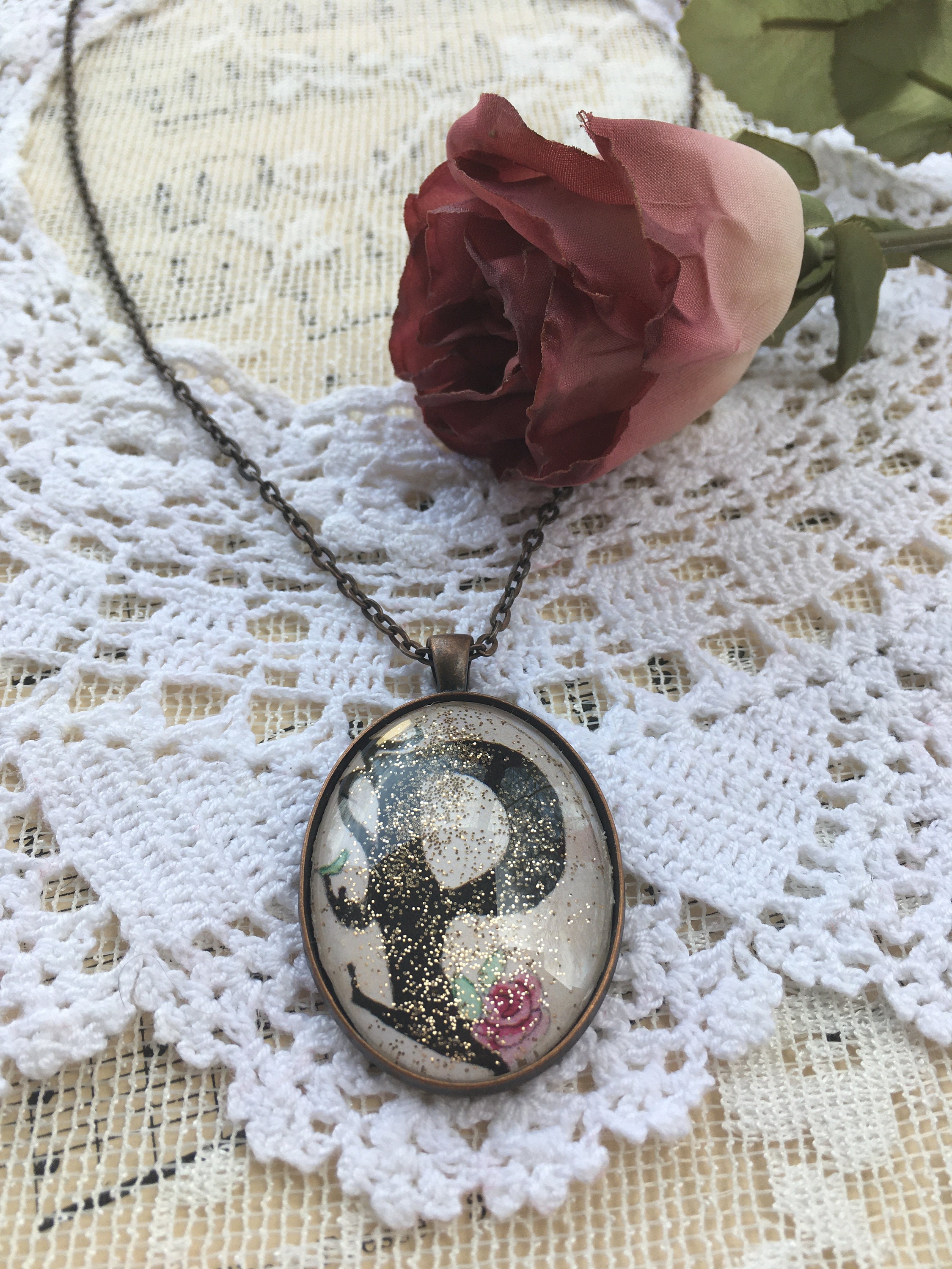 Letter P Necklace - Alphabet Jewelry - Monogram Pendant - Romantic ...