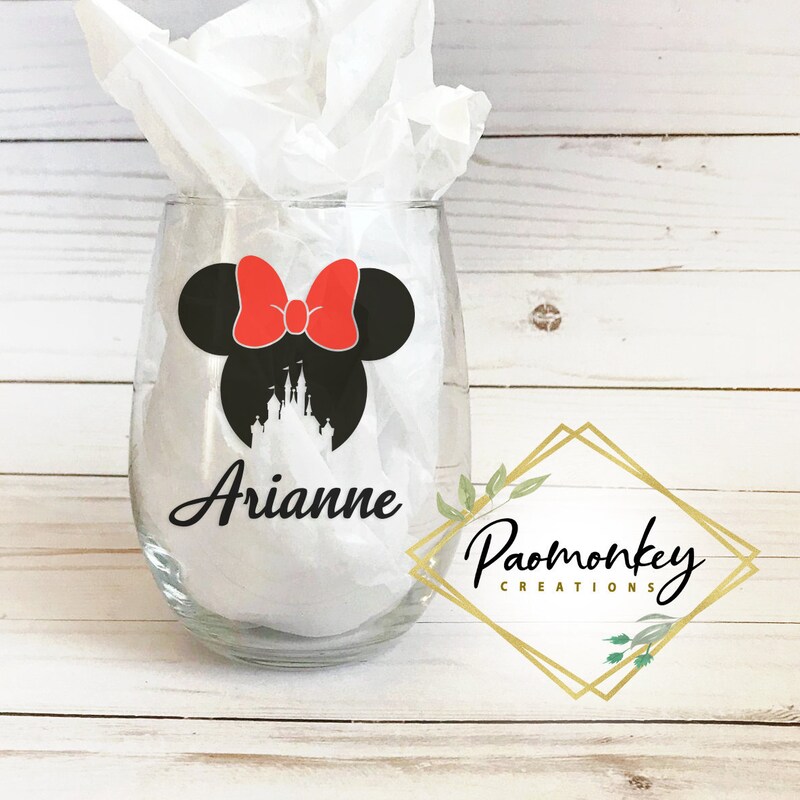Minnie Mouse Wine - Etsy