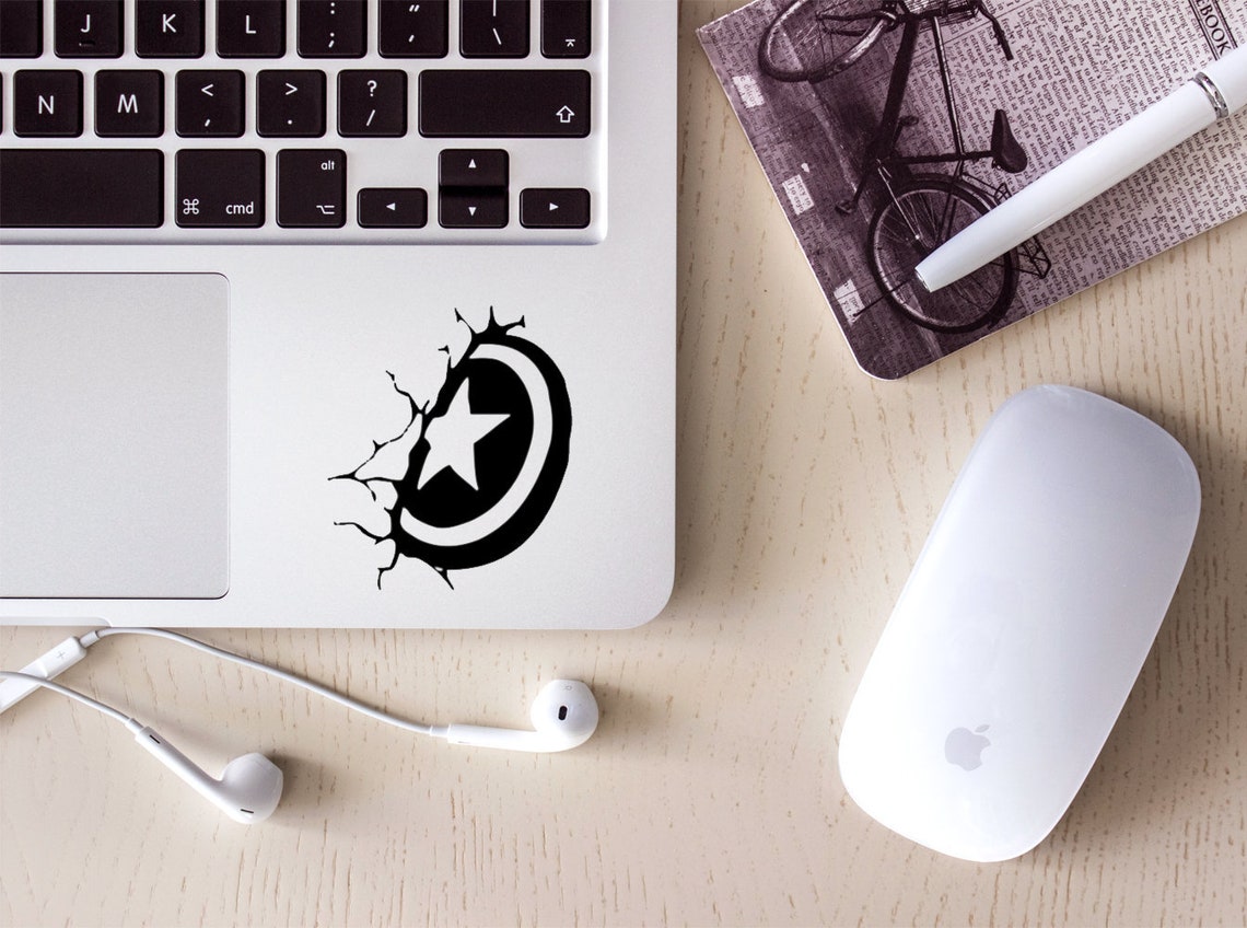 Captain America Shield Avenger Decal Vinyl Sticker for Car - Etsy