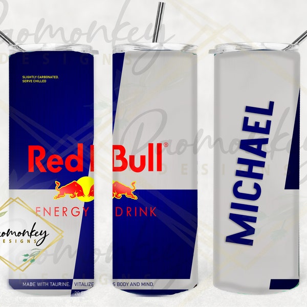 Red Bull Sublimation for Tumbler - Etsy