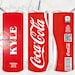 Coca Cola Can Themed Coke Custom 20oz Tumbler Sublimation Perfect Gift ...