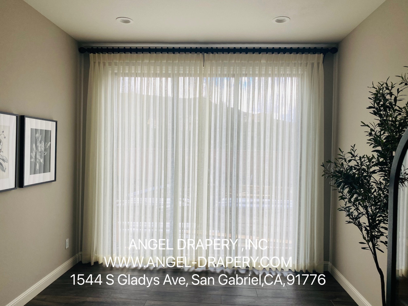 Linen Look Sheer Handcrafted Drapery Sheer Pinch Pleated Sheer Elegant ...