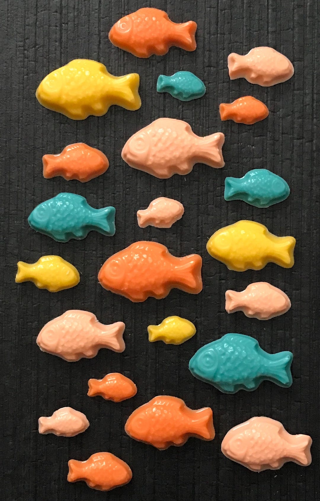 Chocolate Fish | 22 Piece Box of Colorful Multi Sized Chocolate Fishes ...